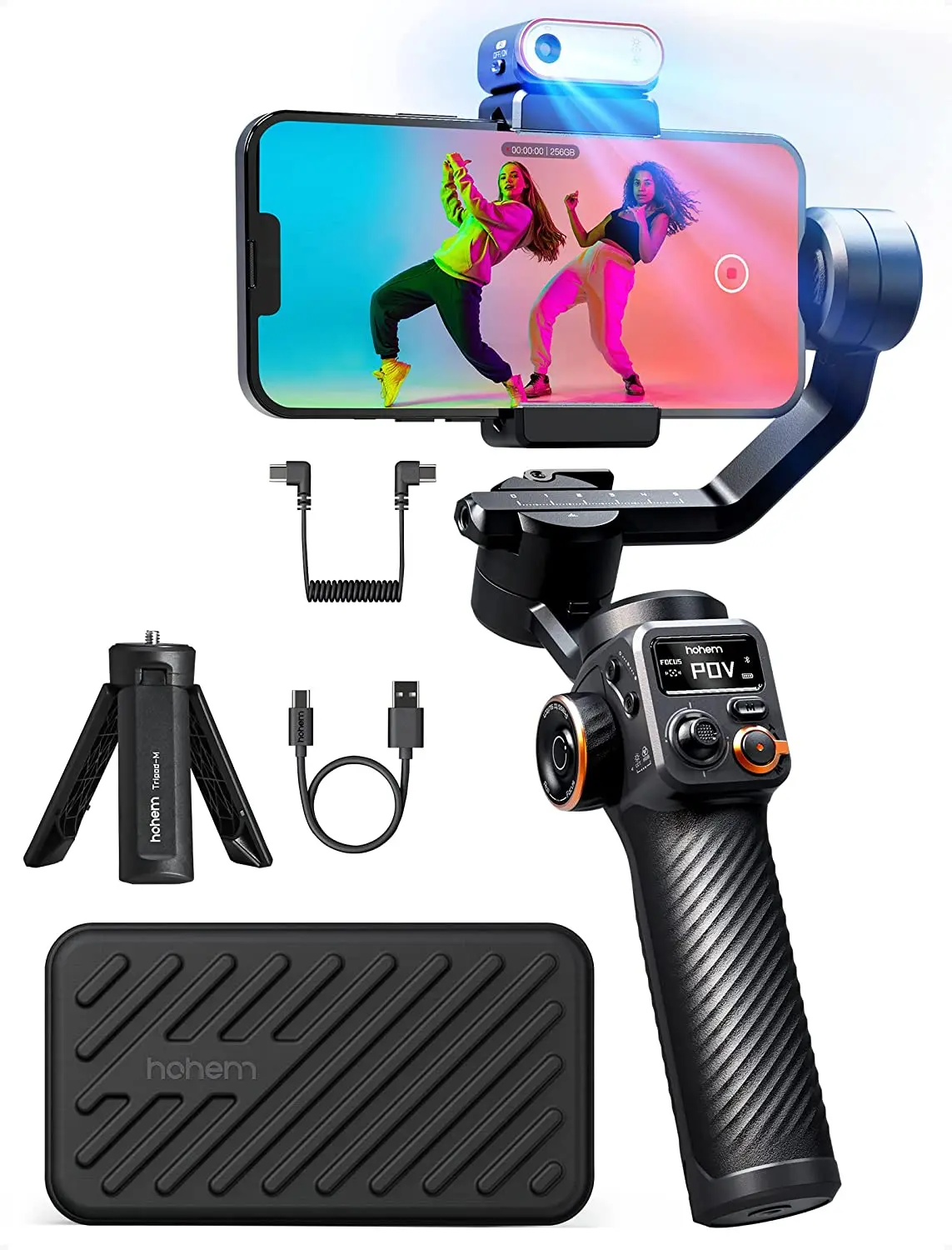 Hohem-M6-Gimbal-Stabilizer-for-Smartphone-Phone-Gimbal-AI-Tracker-w-CCT ...