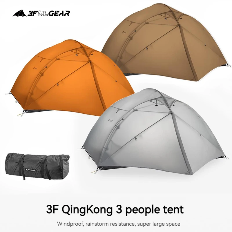 3F-UL-GEAR-Clear-Sky-3-Ultralight-Camping-Tent-Double-Layer-Dome-Tent ...