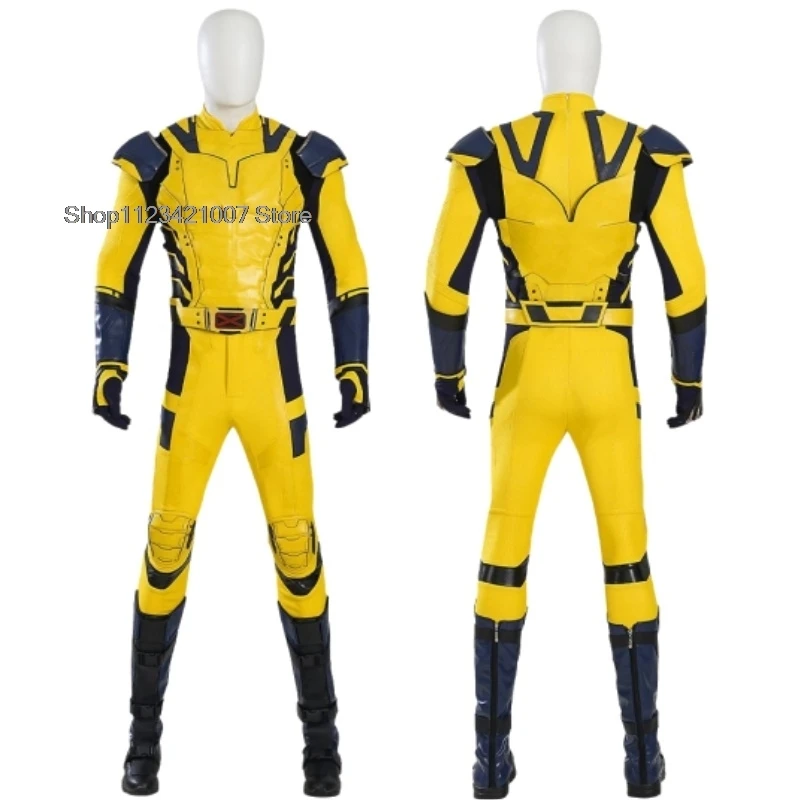 Nueva-pel-cula-Wolverine-Cosplay-disfraz-mono-chaleco-guantes-cintur-n ...