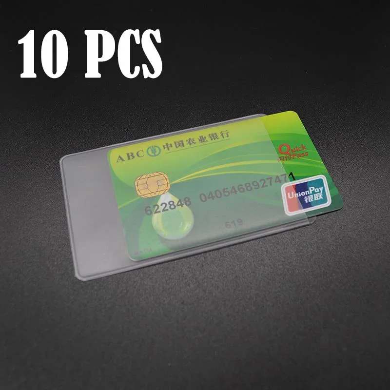 10-PC-Waterproof-Credit-Card-Protector-Sleeve-Card-Id-Holders-Case-To ...