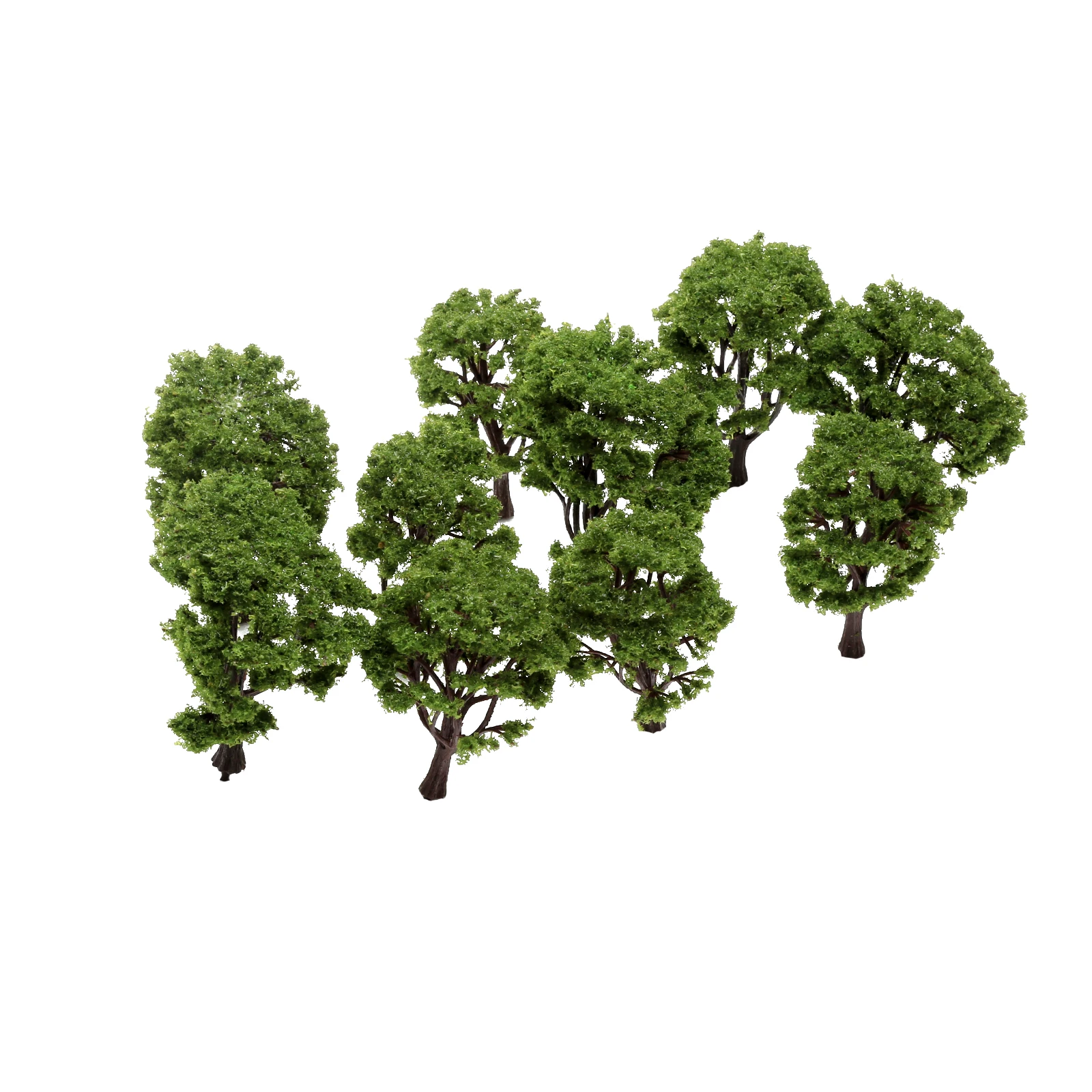 10pcs-set-Green-Tree-Model-HO-N-11-9cm-Wargame-Railway-Scenery-Park ...