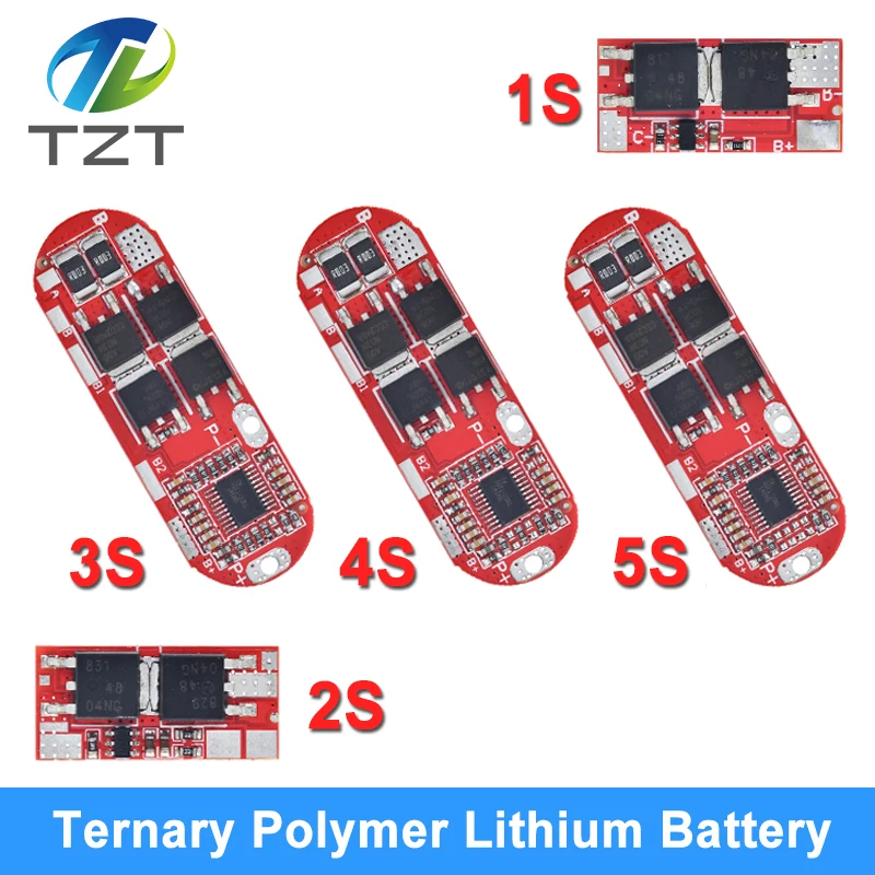 Bms 1s 2s 10a 3s 4s 5s 25a Bms 18650 Li-ion Lipo Lithium Battery ...
