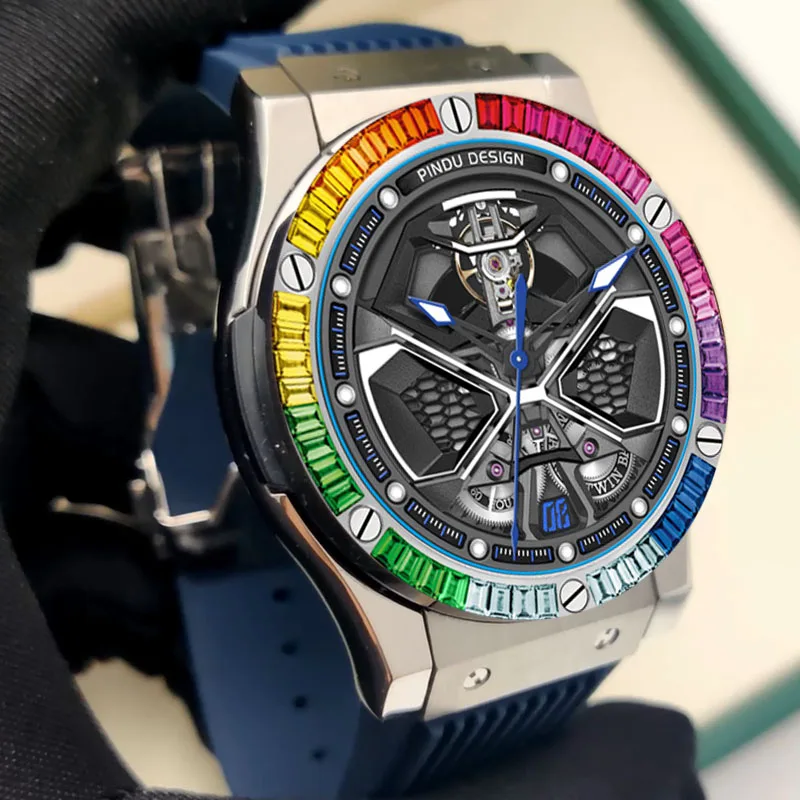 2023-homem-de-luxo-rel-gio-aut-ntico-marca-pindu-rel-gios-autom-ticos ...