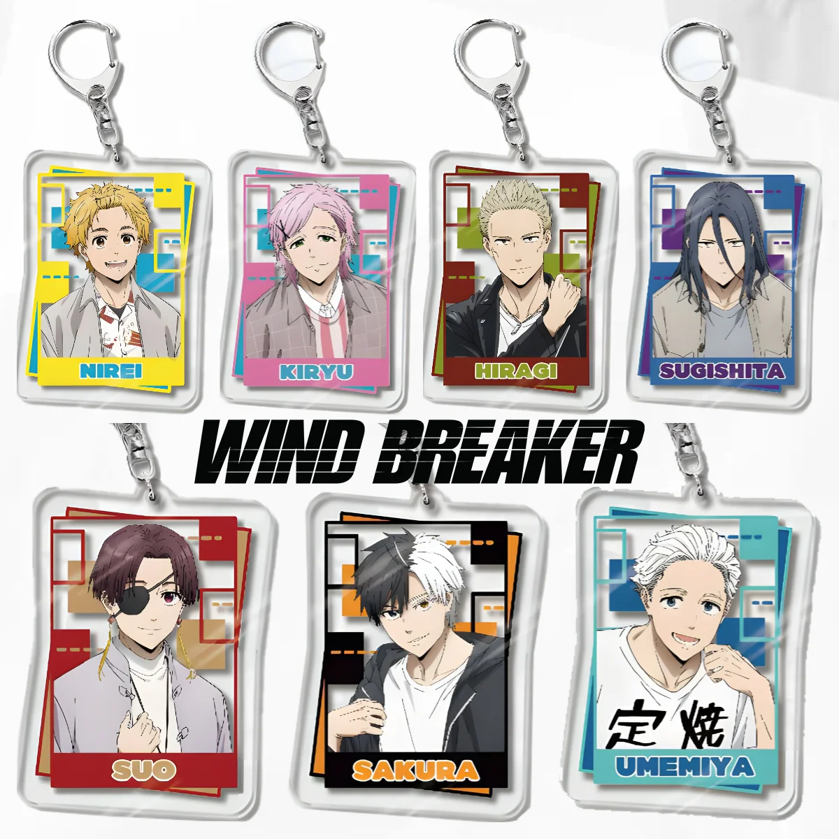 Anime-WIND-BREAKER-Sakura-Haruka-Suo-Hayato-Acrylic-Key-Chain-Keychains ...
