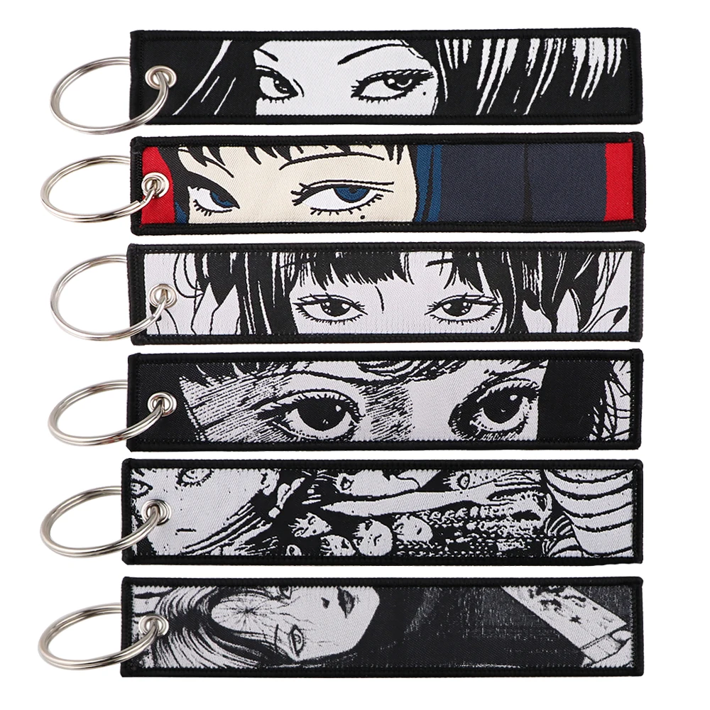 Horror-Anime-Junji-Ito-Tomie-Key-Fobs-Holder-Key-Ring-Key-Chain-for ...