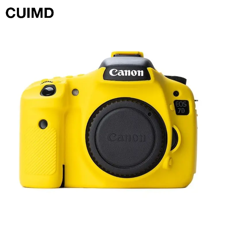 Silicone-Armor-Skin-Camera-Case-Body-Cover-Protector-for-Canon-EOS-7D ...