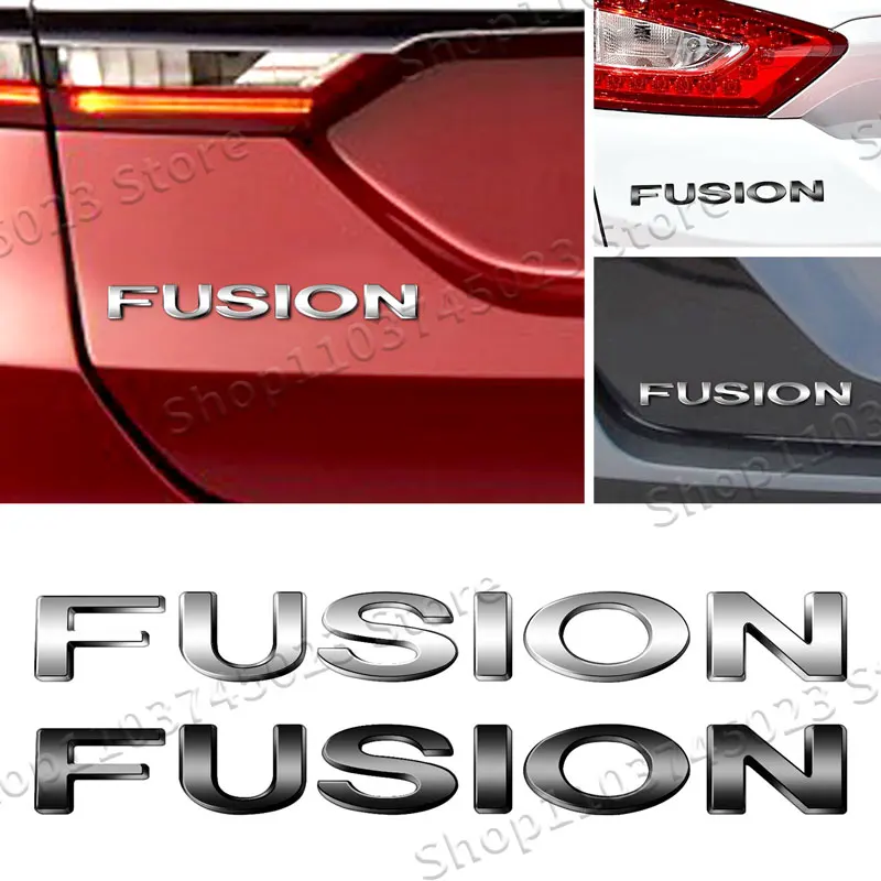 Auto-Accessories-Letter-Emblem-3D-Rear-Trunk-Fender-ABS-Plastic-Silver ...