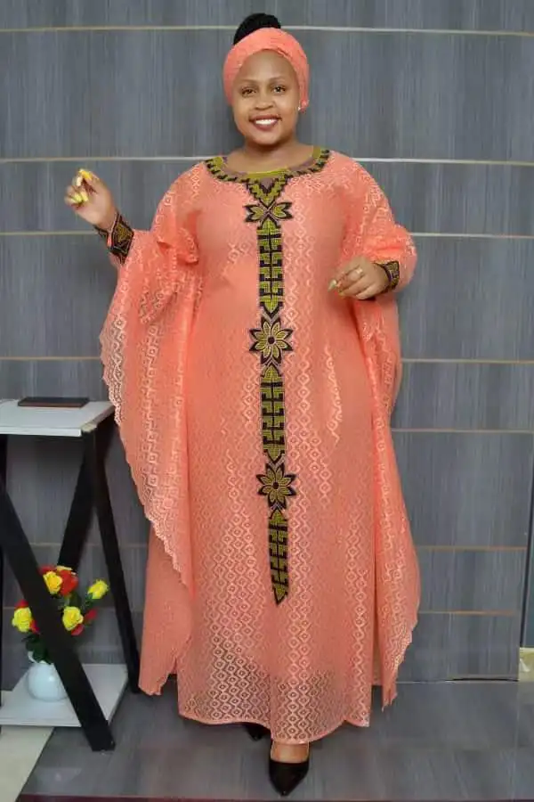2023-African-Dresses-for-Women-Muslim-Lace-Boubou-Dashiki-Traditional ...