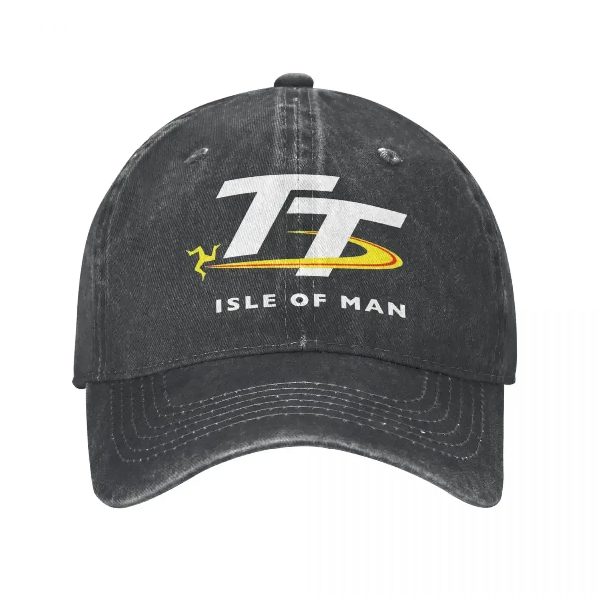 Vintage Isle Of Man TT Races Manx Baseball Caps Men Women Distressed ...