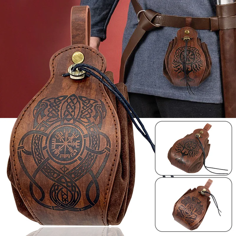 Medieval-Vintage-Money-Pouch-Bag-Medieval-Cosplay-Accessories-Hangable ...