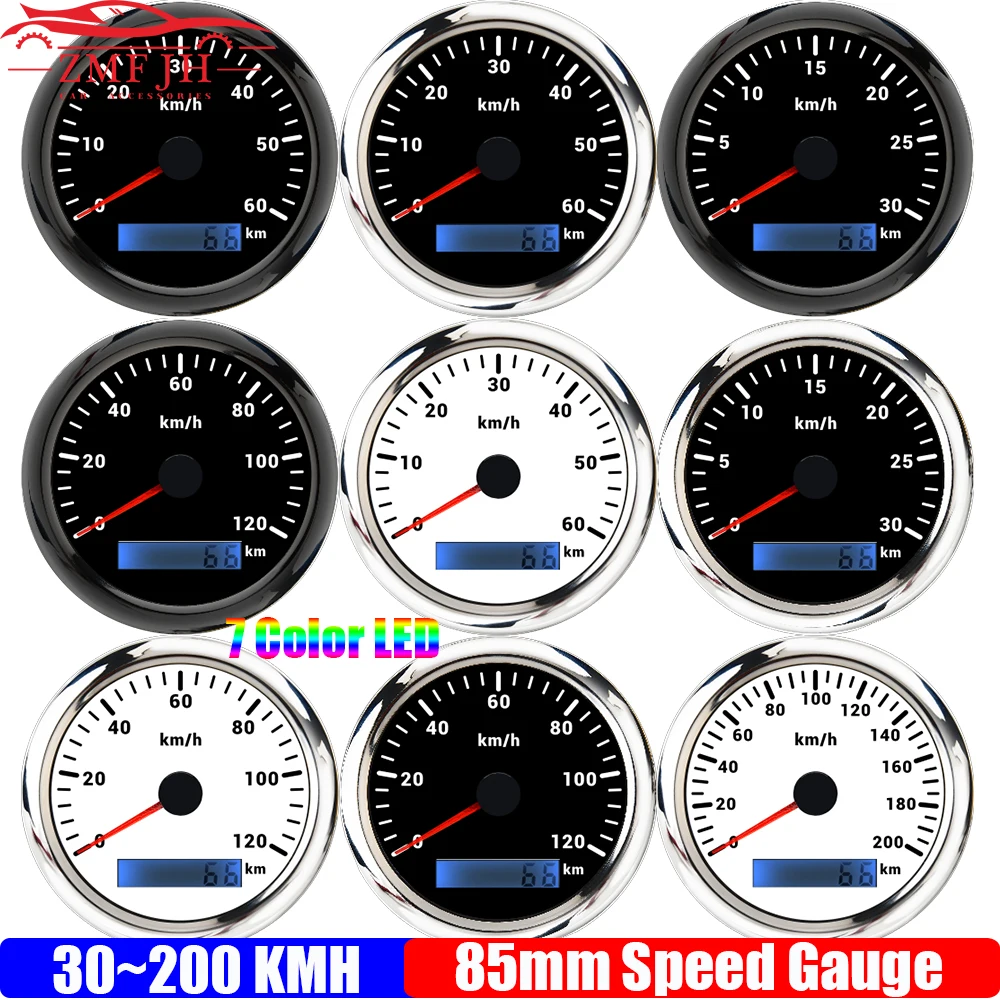 Customized-85mm-Analog-Pulse-Speedometer-Gauge-with-7-Color-Light ...