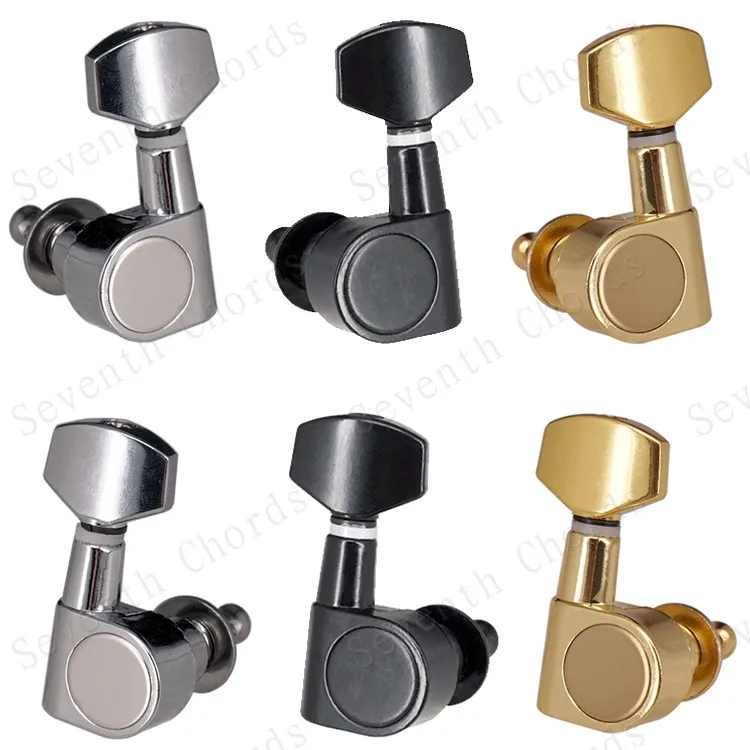 A Set 6 Pcs No ear Tuning Pegs Tuners Machine Heads Tuners For Acoustic ...
