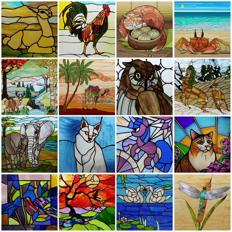 Custom-Size-Stained-Glass-Window-Film-Opaque-Frosted-Privacy-Protection ...