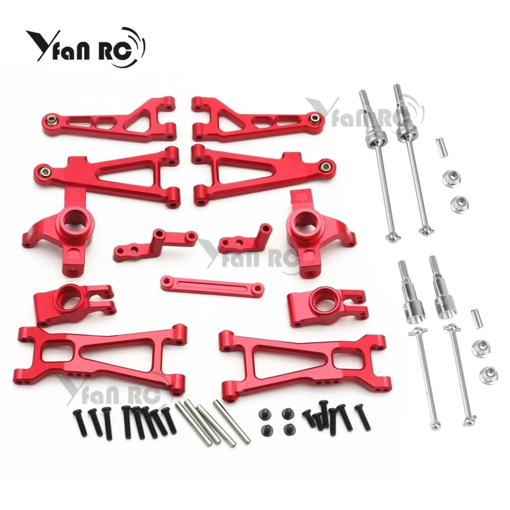 Metal-Drive-Shaft-Suspension-Arm-Set-for-HAIBOXING-HBX-16889-16889A ...