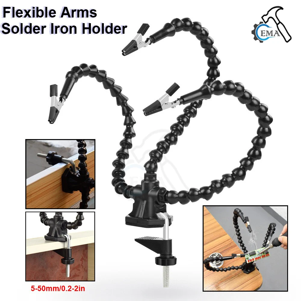 Soldering Station Helping Hand Flexible Arms and Third Hands Soldering ...