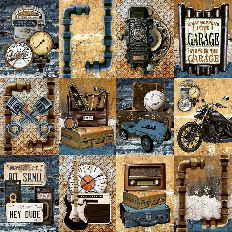 Vintage Locomotive Repair Stickers DIY Scrapbooking Junk Journal Tool ...