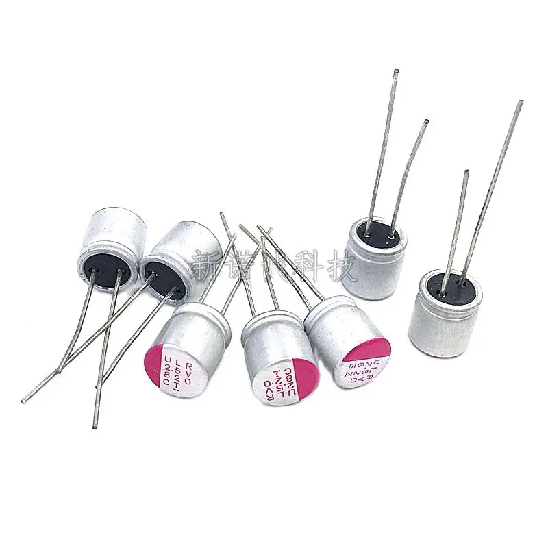 20pcs/solid Capacitor 2.5v820uf 2.5v 820uf Volume 8x8 In-line Solid ...