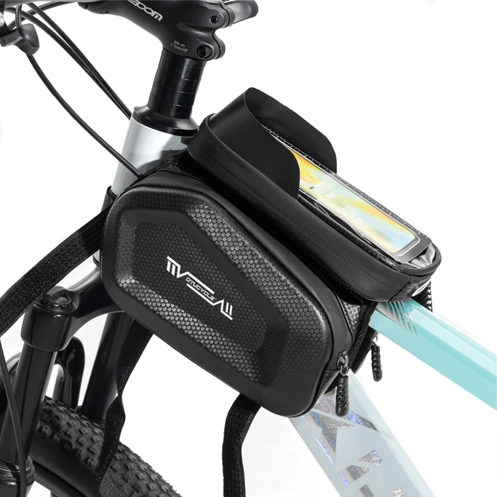 Bicycle bag front beam bag, mountain bike mobile phone storage, bicycle ...