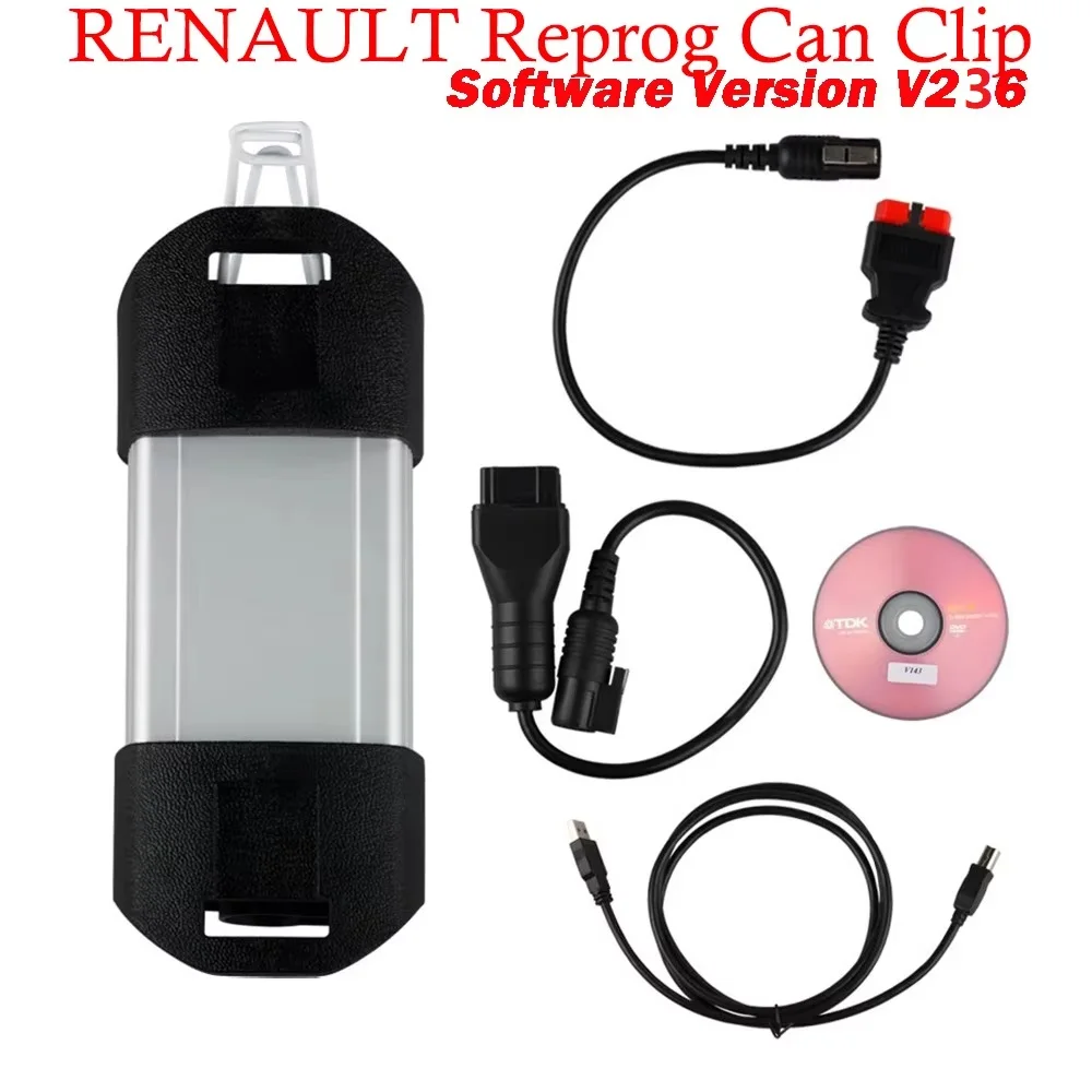 Newest CAN Clip V236 For Renault OBD2 Automotive Scanner Car Diagnosis ...