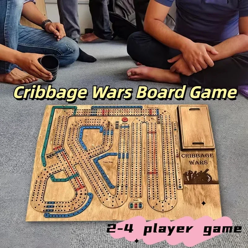 Cribbage-War-Game-Classic-Gathering-Interactive-Kribbaki-War-Board-Game ...