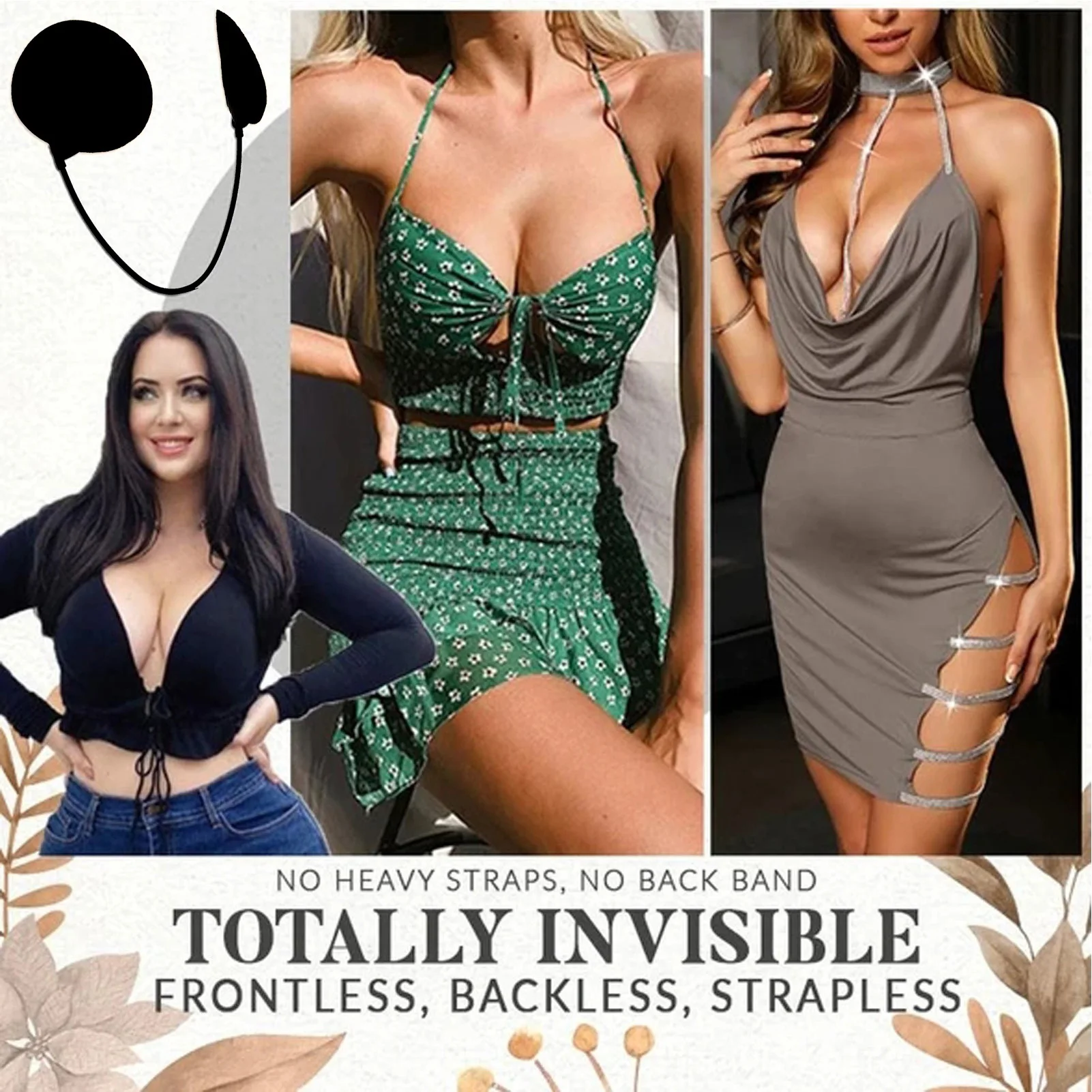 Frontless Backless Bra
