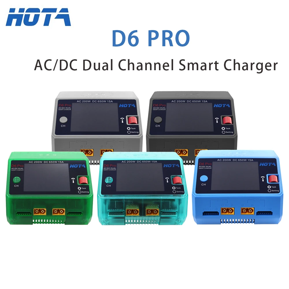 HOTA-D6-Pro-Smart-Charger-US-EU-Dual-Channel-AC200W-DC650W-15A-Lipo ...