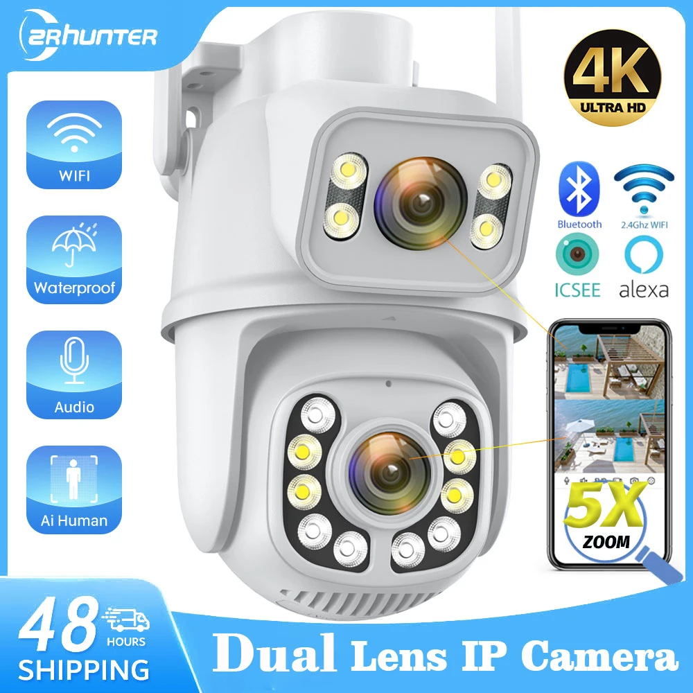 8MP-4K-IP-Camera-Dual-Screen-CCTV-AI-Human-Detection-Night-Vision ...