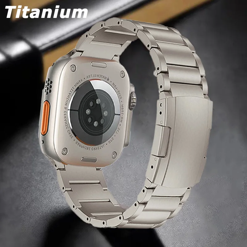 Ultra-49MM-Luxury-Titanium-Strap-For-Apple-Watch-Band-45mm-41mm-42mm ...