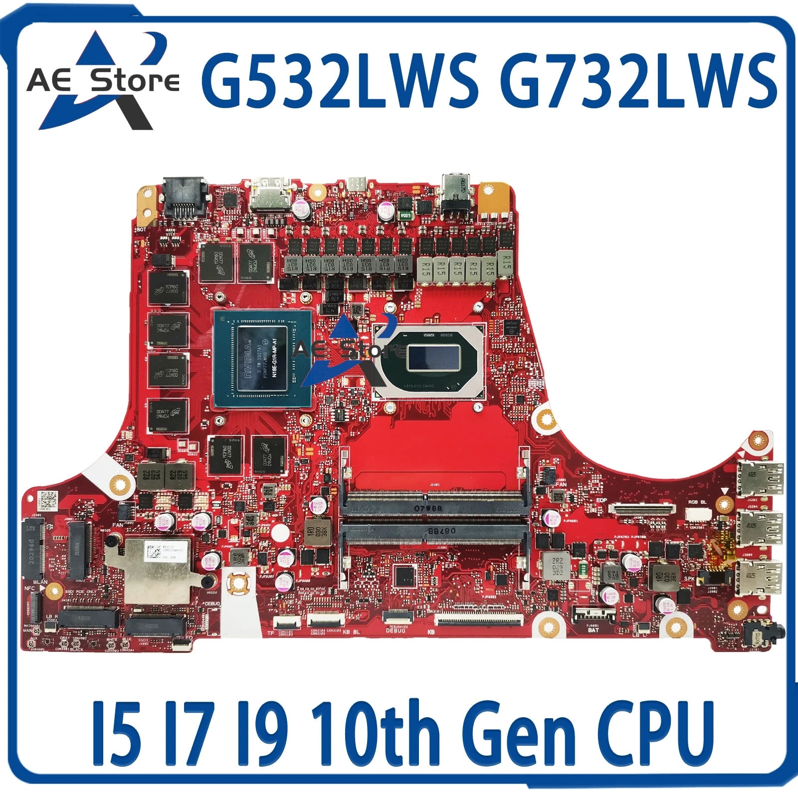 G532LWS-G732LWS-Mainboard-For-ASUS-G512LV-G512LW-G512LWS-G512LU-G712LV ...