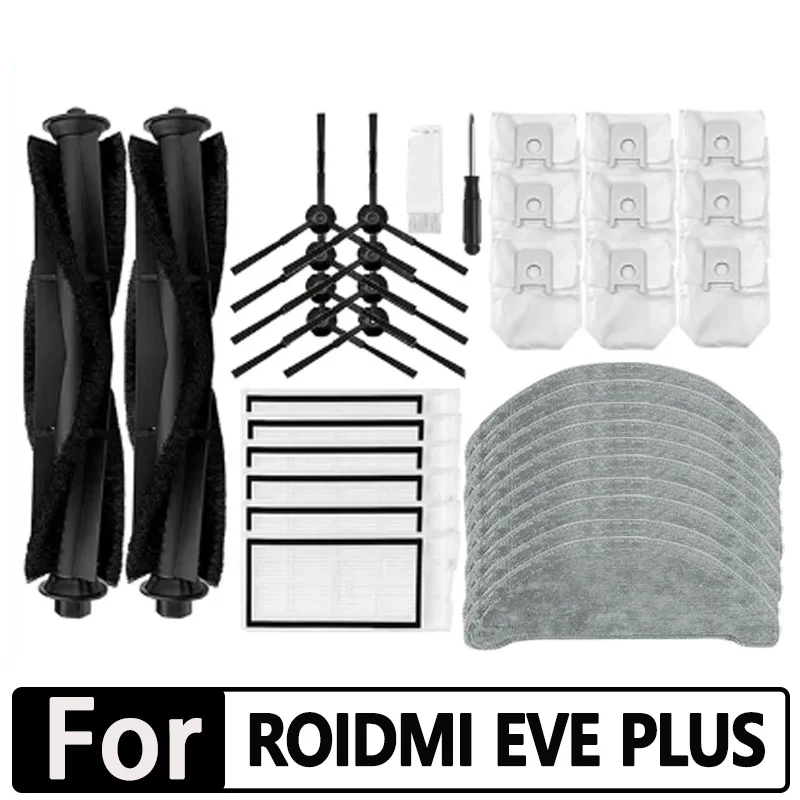 For-ROIDMI-EVE-PLUS-Accessories-Robot-vacuum-cleaner-Dust-bags-HEPA ...