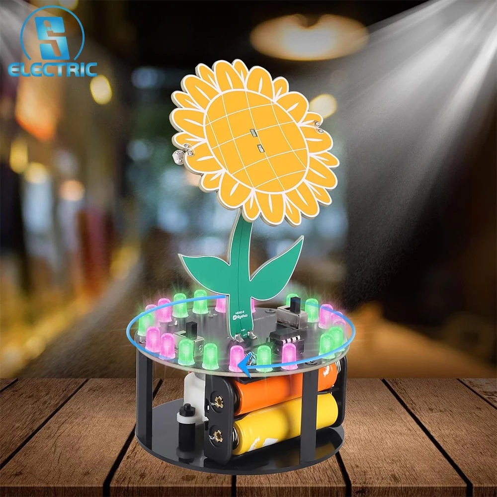 Light Chasing Sunflower Soldering Kit: The Most Inspiring Soldering ...