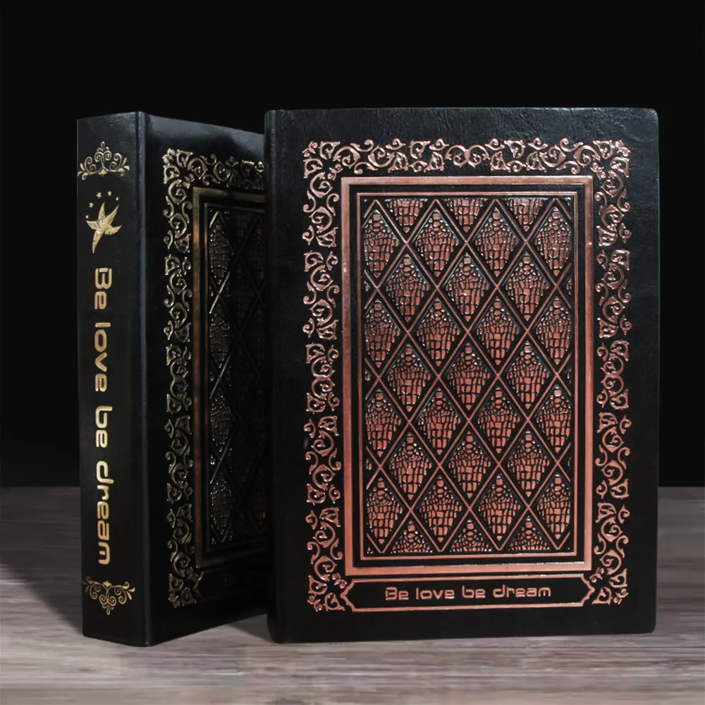 Retro-European-style-Embossed-Notebook-Three-dimensional-PU-Leather ...
