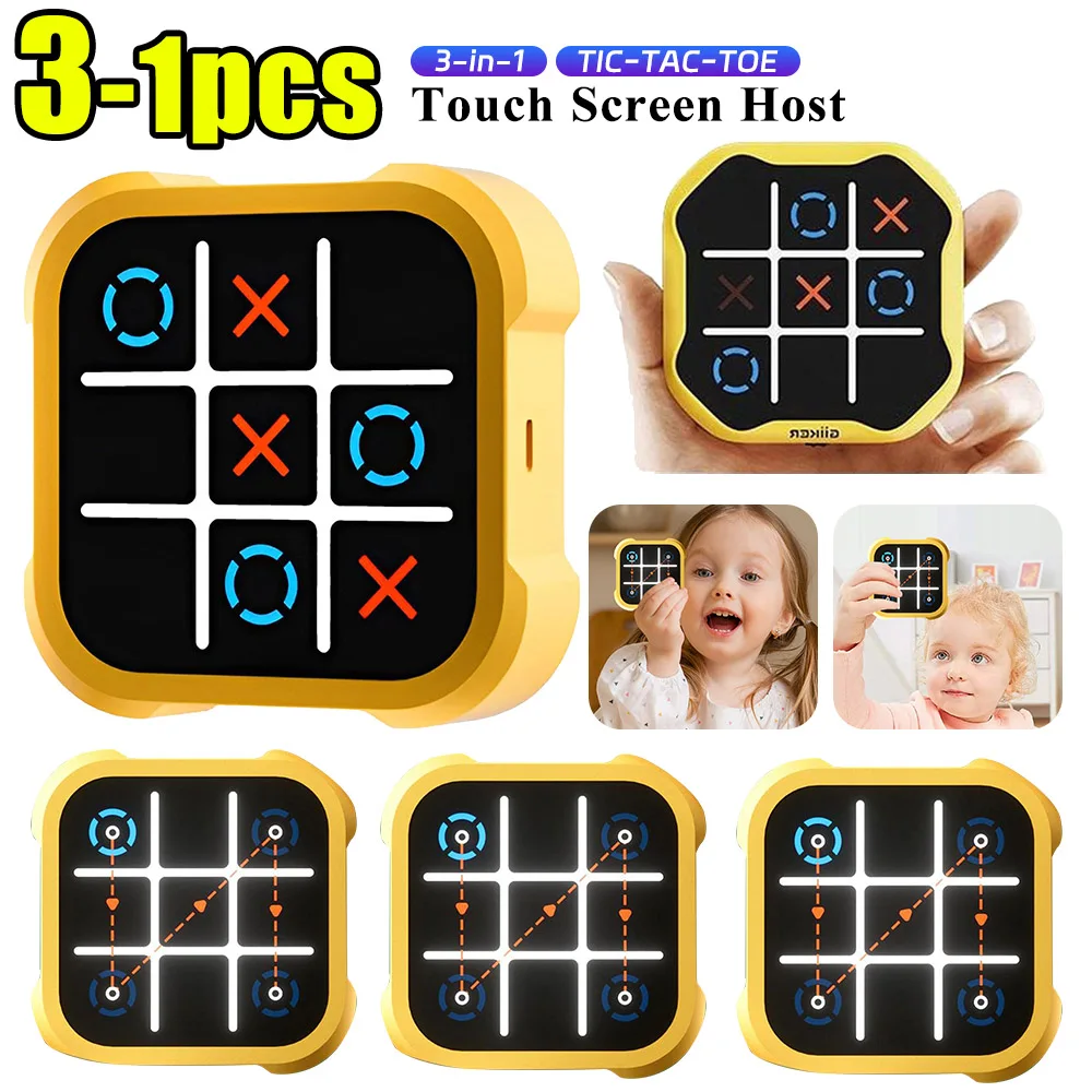 3-1Pcs-Electronic-TIC-TAC-TOE-Bolt-Chess-Game-Multifunctional-Children ...