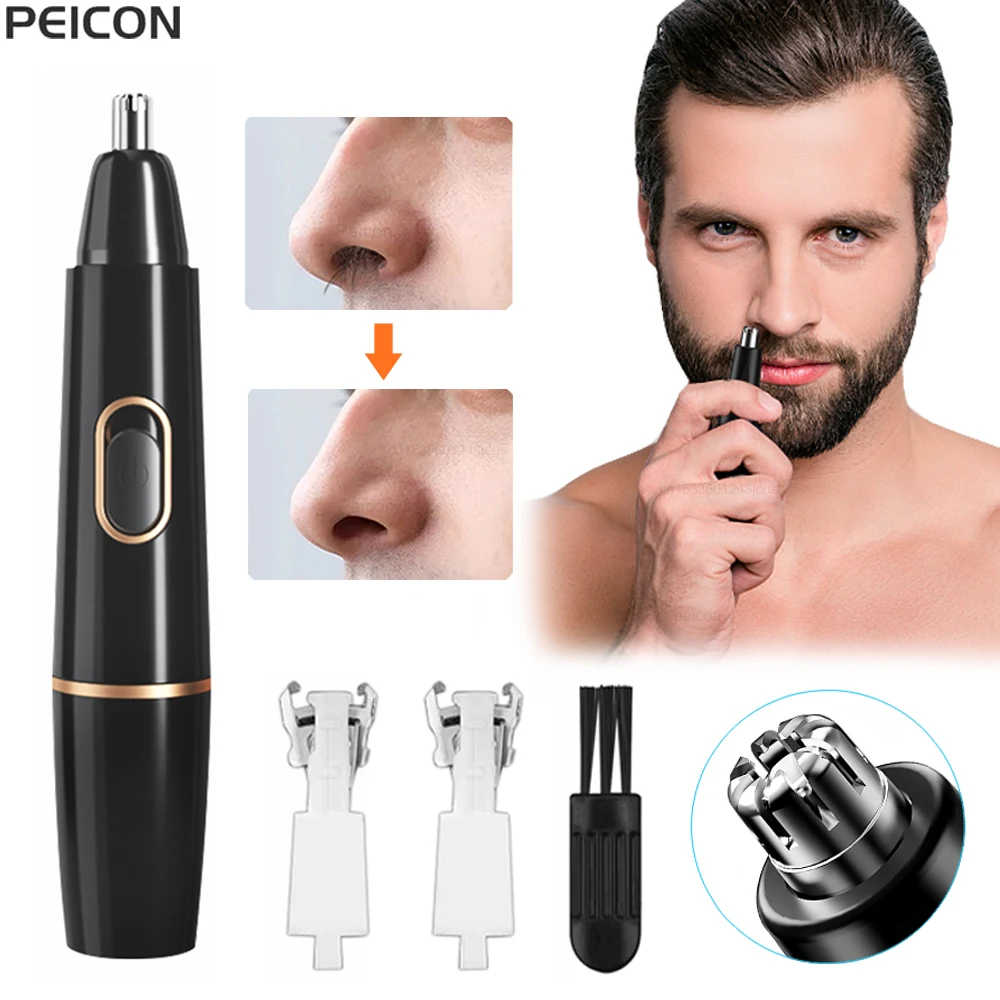 Nose-Hair-Trimmer-for-Men-Electric-Nose-Hair-Removal-Painless-Hair ...