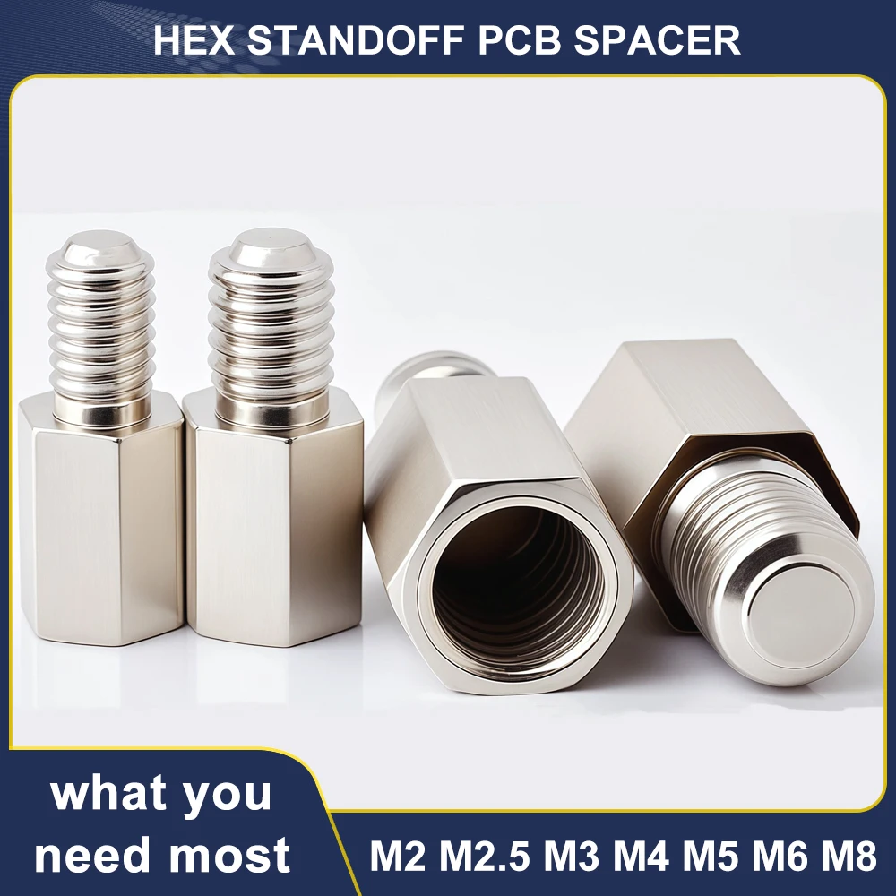 M2 M2,5 M3 M4 M5 M6 M8 M10 Hex Standoff PCB Spacer Motherboard Hex ...