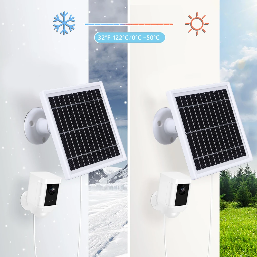 Kit-de-painel-solar-ajust-vel-Carregador-de-painel-solar-Ring-Stick-Up ...