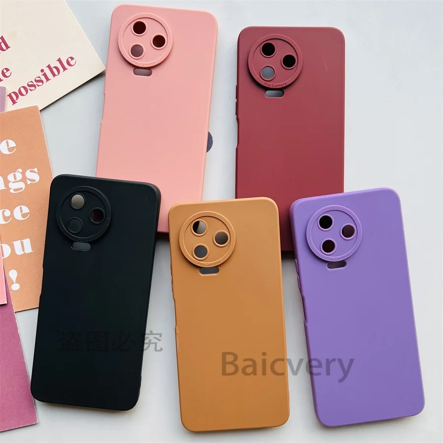 For infinix note 12 pro 4G NFC Helio G99 Case Liquid Silicone Phone ...