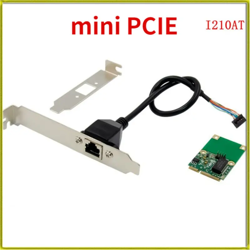 Mini-PCIe-LAN-Server-Network-Card-I210AT-RJ45-GbE-Ethernet-RJ45-Adapter ...