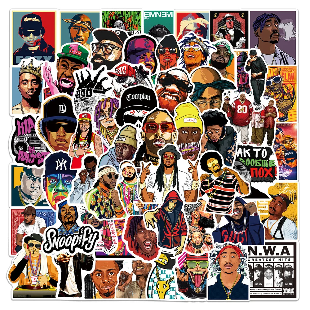 50-100Pcs-East-West-Coast-Rap-Graffiti-Stickers-Cool-Pop-Usa-Up-Life ...