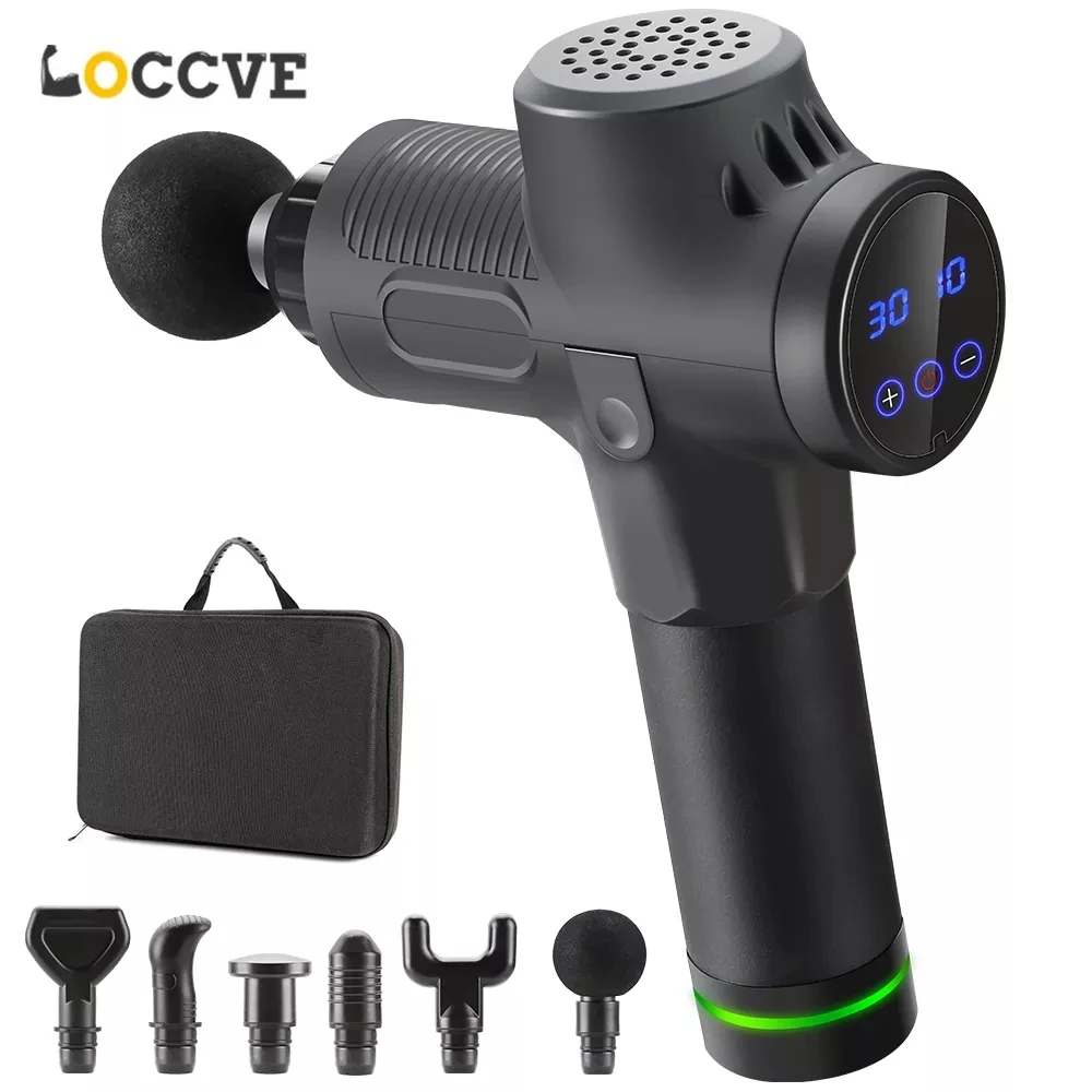 Loccve High Frequency Massage Gun Muscle Massager Relax Body Relaxation ...