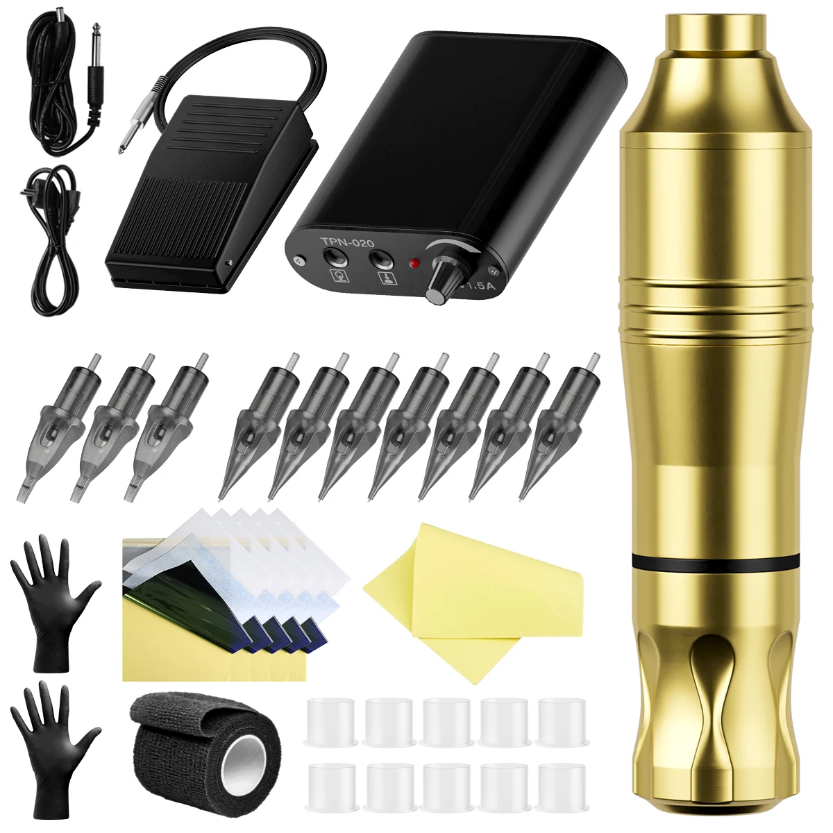 DMTATTOO-Professional-Tattoo-Machine-Set-Rotary-Tattoo-Pen-Tattoo-Power ...