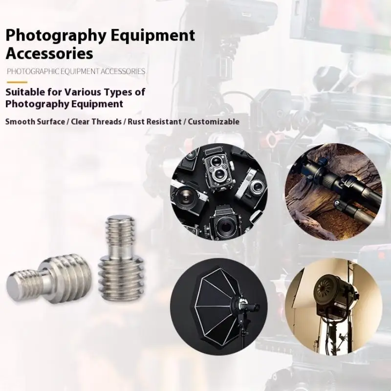 1/4 Inch Male To 1/4 3/8 Inch Male Camera Screw Mount Adapter For ...