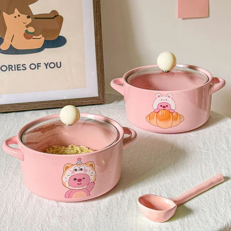 850ml-Cute-Zanmang-Loopy-Ceramics-Instant-Noodle-Bowl-Cartoon-Anime ...