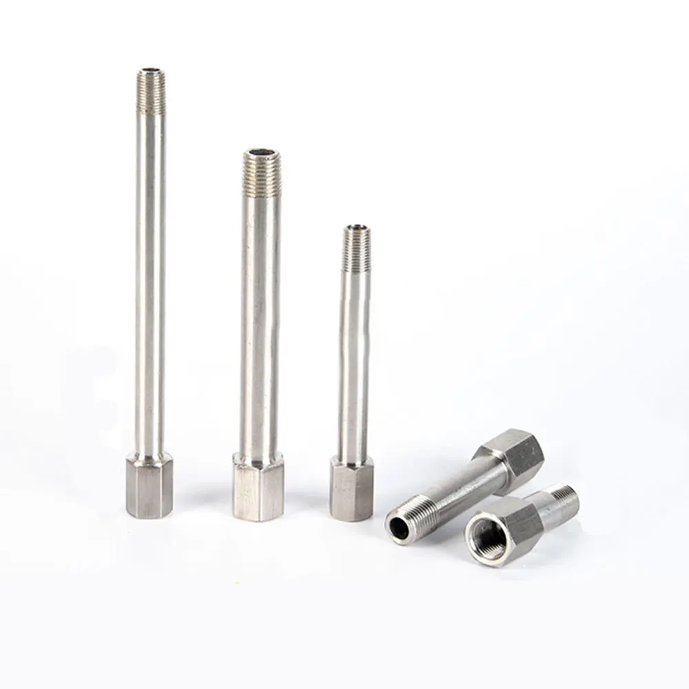 1/8" 1/4" 3/8" 1/2" BSP Female To Male X 50/75/100/150mm Length 304 ...