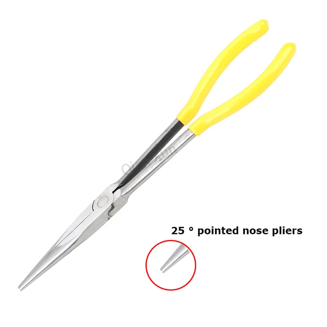 11 Inch Long Nose Pliers Bent Nose Plug Cable Puller Long Needle Nose ...
