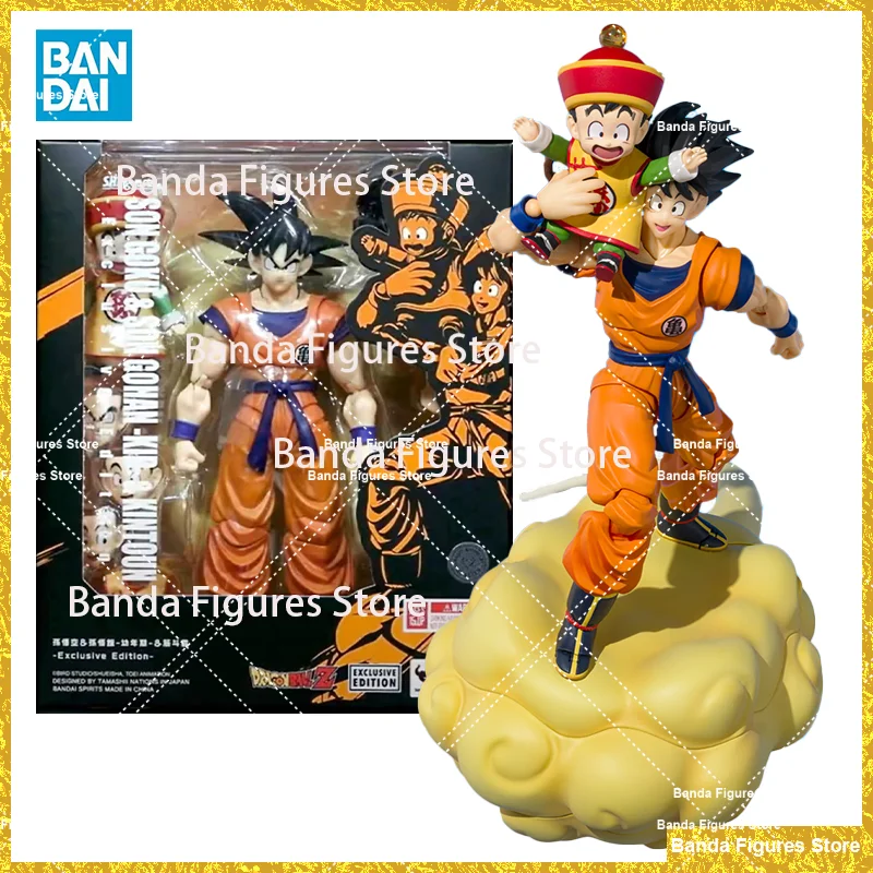 Bandai-Dragon-Ball-Z-SHF-Modelo-Anime-Son-Goku-e-Son-Gohan-Kid-Edi-o ...