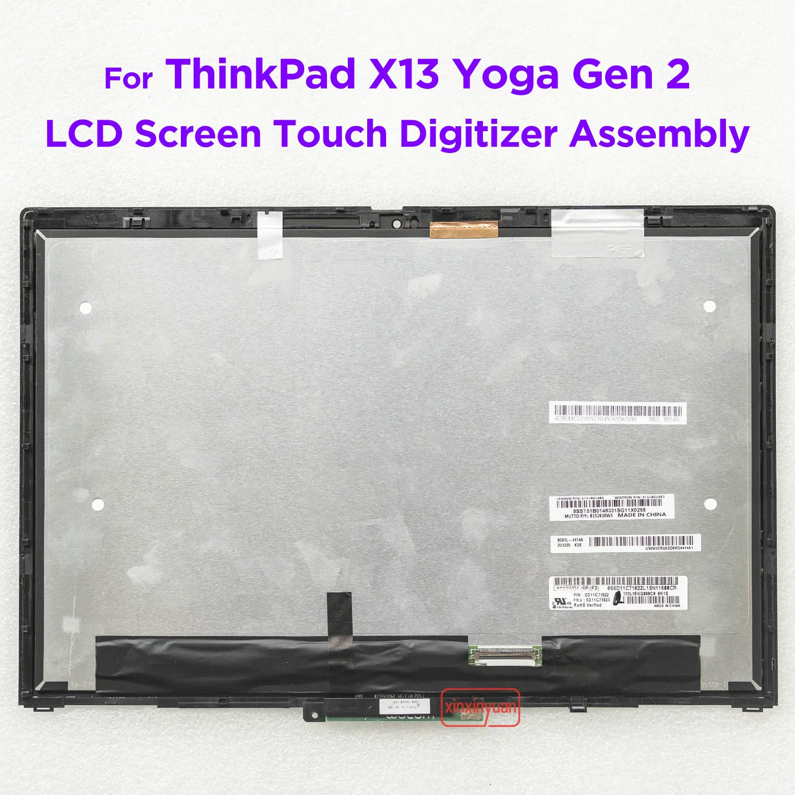 13.3 LCD Touch Screen Digitizer Assembly for Lenovo ThinkPad X13 Yoga ...