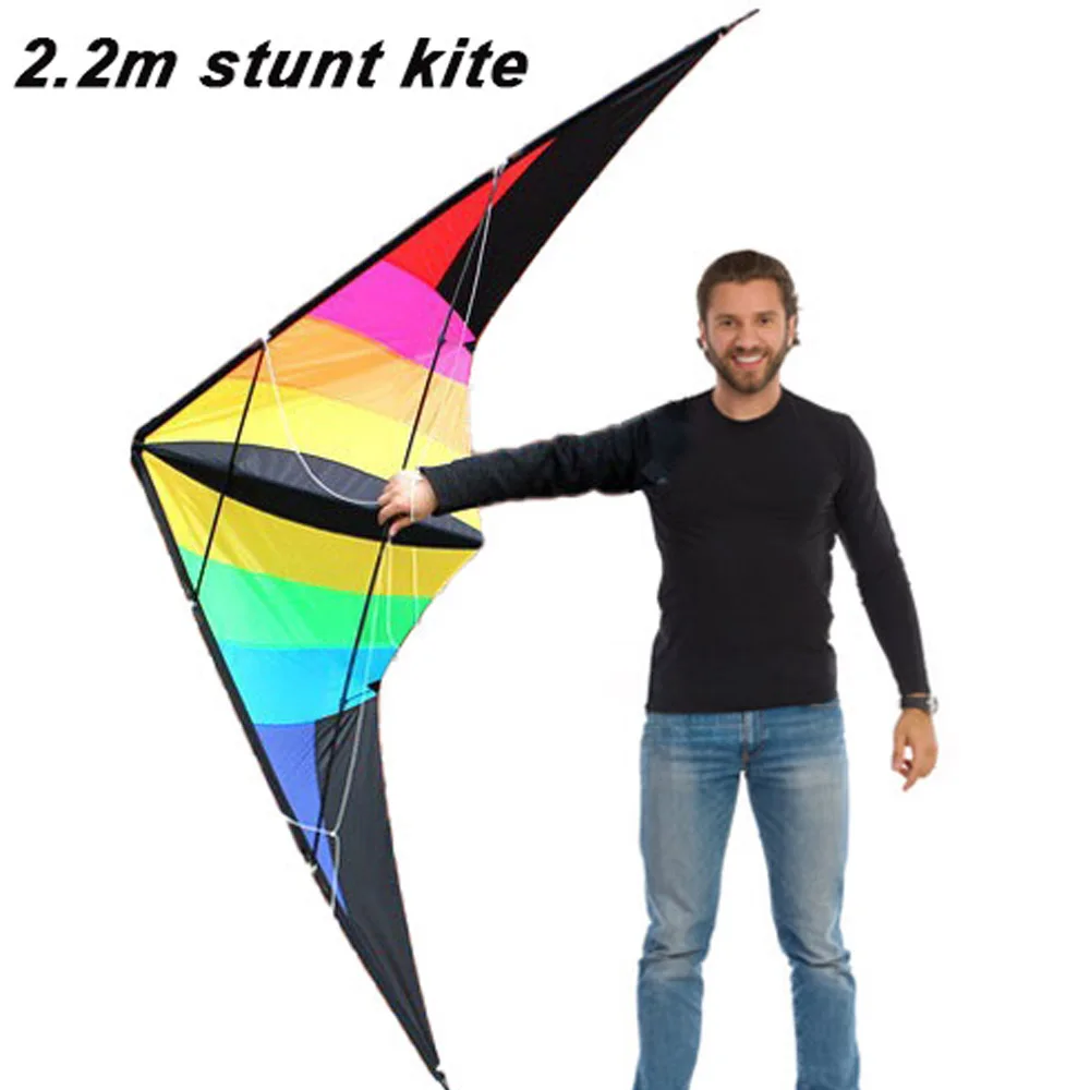 Outdoor Fun Sports 2.2m Power Dual Line Stunt Kite With Handle And ...
