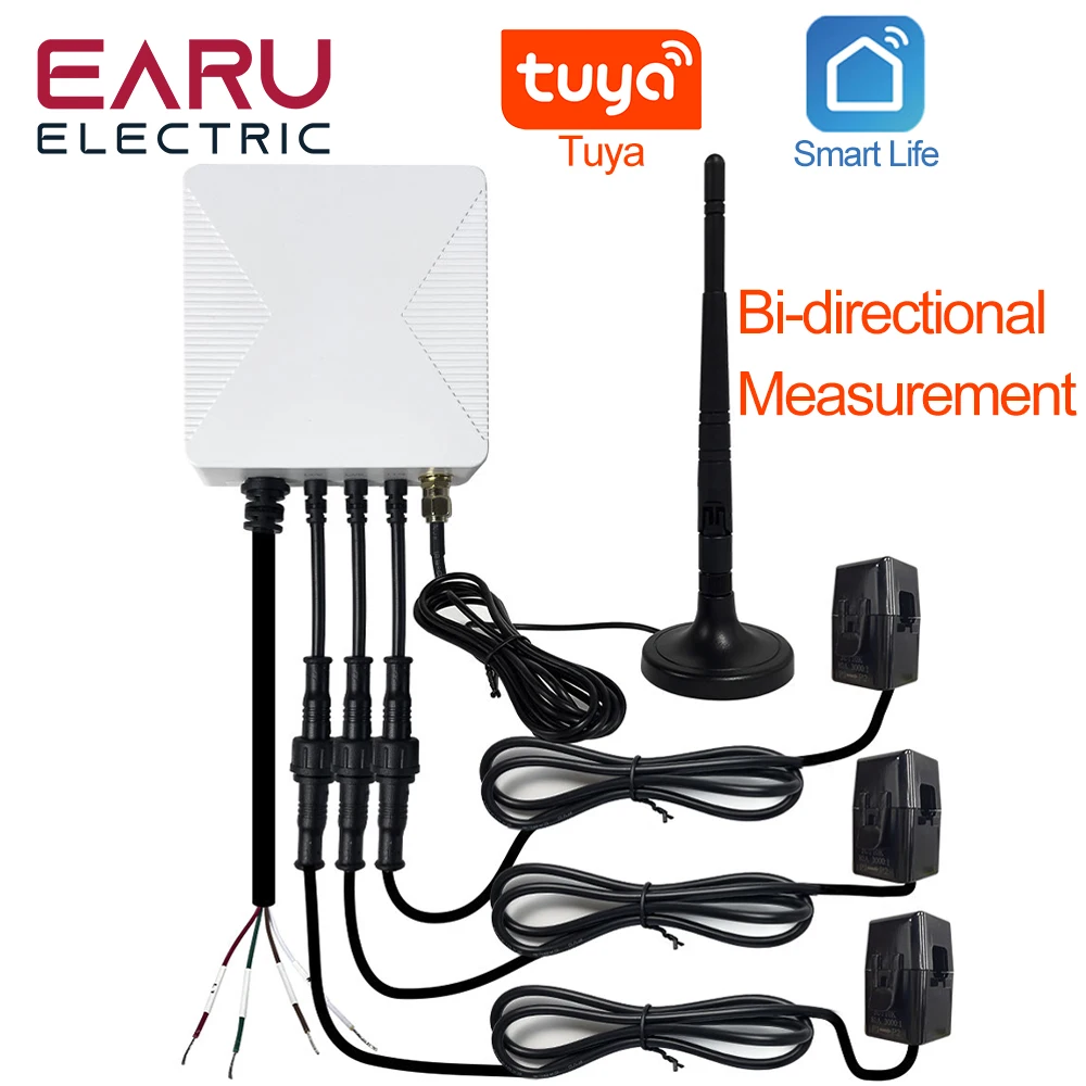 TUYA-Wifi-Smart-3-Phase-Bi-Directional-Measurement-Energy-kWh-Meter ...