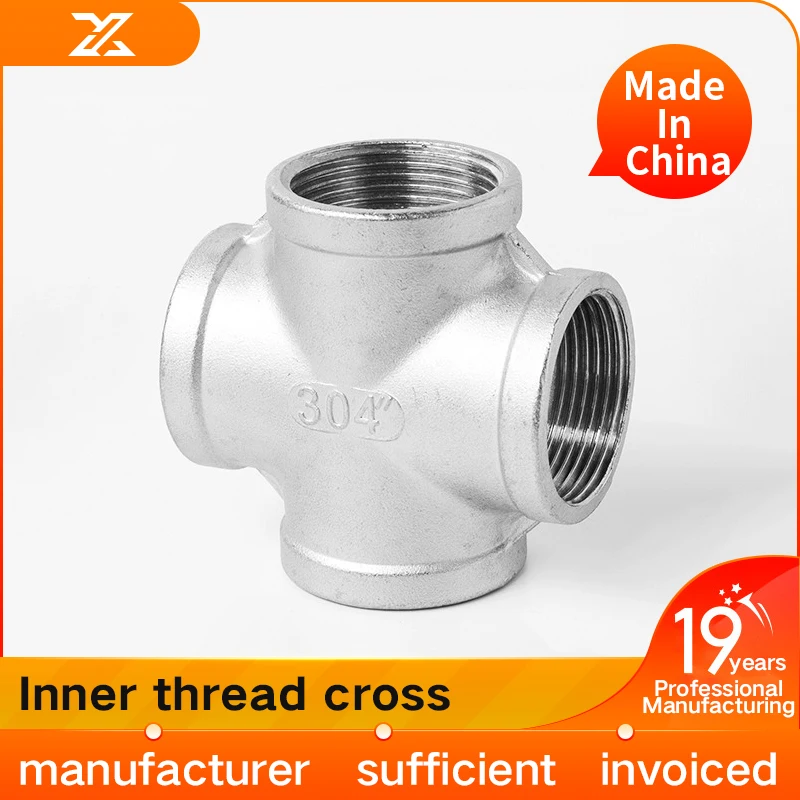 304-stainless-steel-inner-thread-four-way-thread-buckle-inner-thread ...
